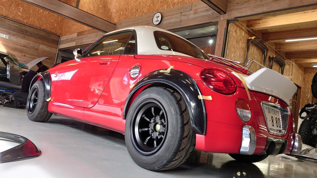 L880Kクラシカル公認ワイドBODY製作開始(‘ω’)ノ - コペン専門店も。ファク